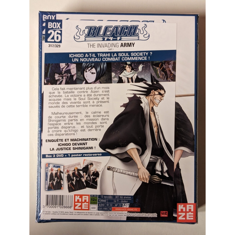 Bleach - Box 26 DVD - The Invading Army part. 1 - Kazé