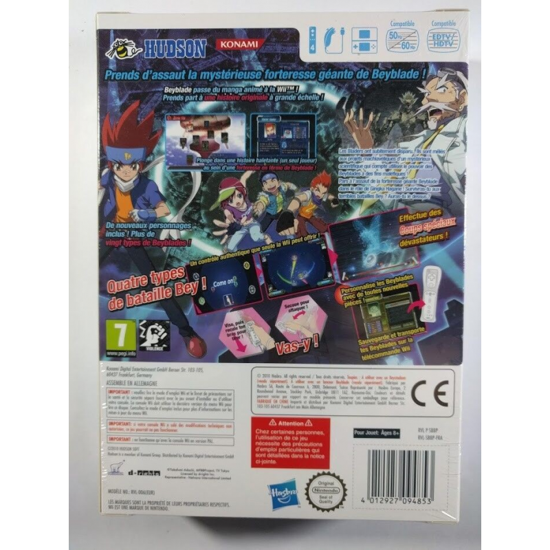 Beyblade Metal Fusion Counter Leone pour Nintendo Wii - Hudson