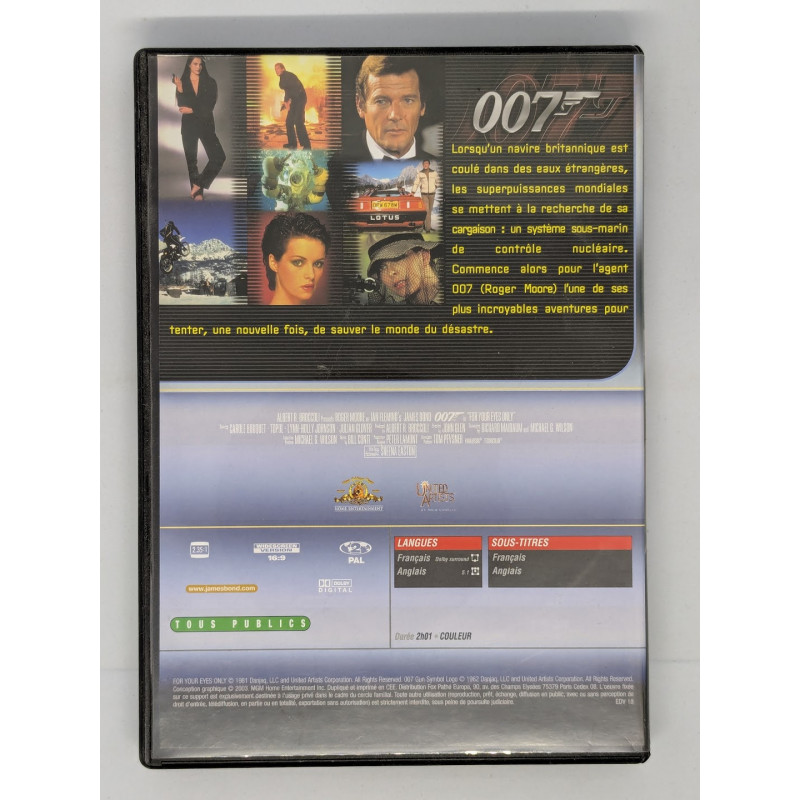 Rien que pour vos yeux - DVD - James Bond 007