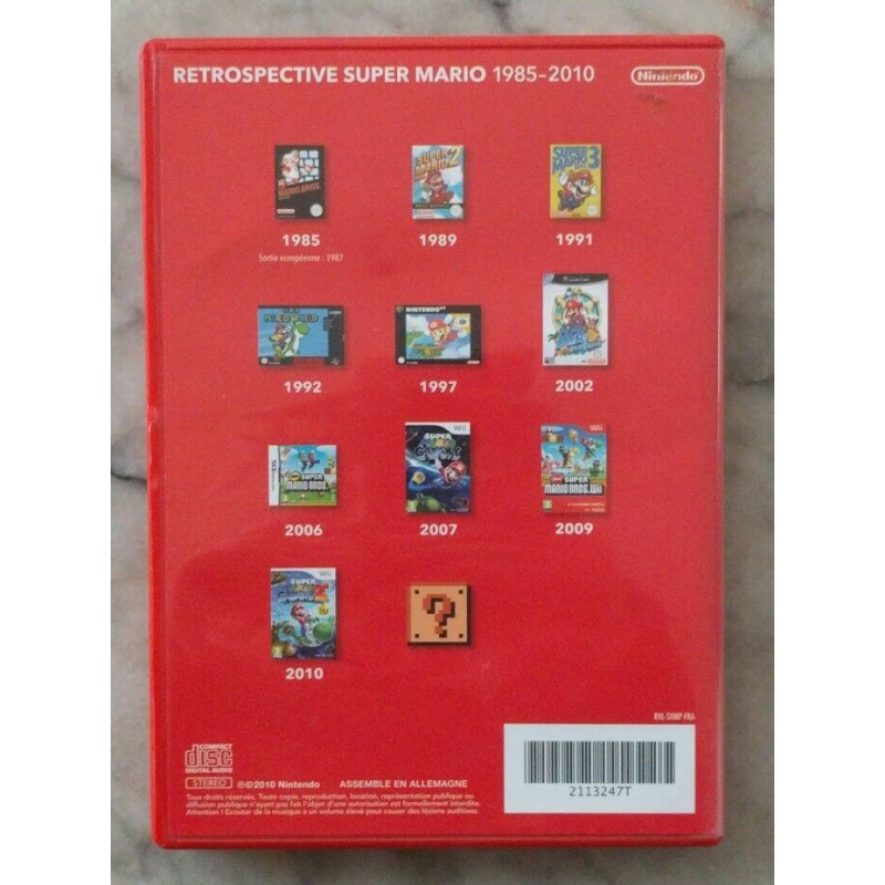Rétrospective Super Mario 1985-2010 - DVD - Super Mario History 25th ...